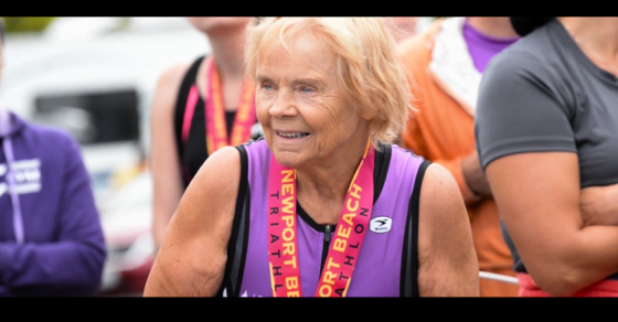 This Selfless 82-Year-Old Triathlete Inspires Everyone She Meets