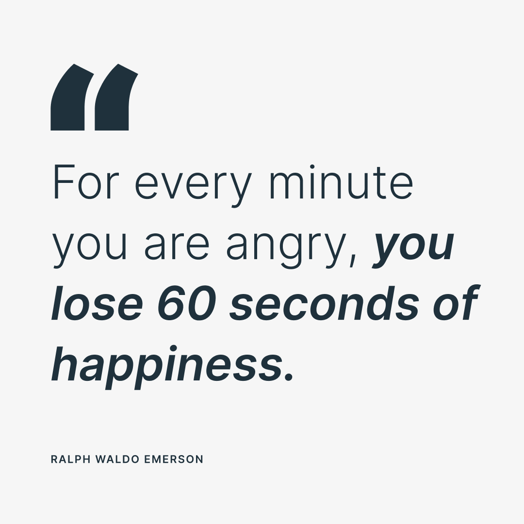 Who Hurts the Most When You’re Angry - Ralph Waldo Emerson