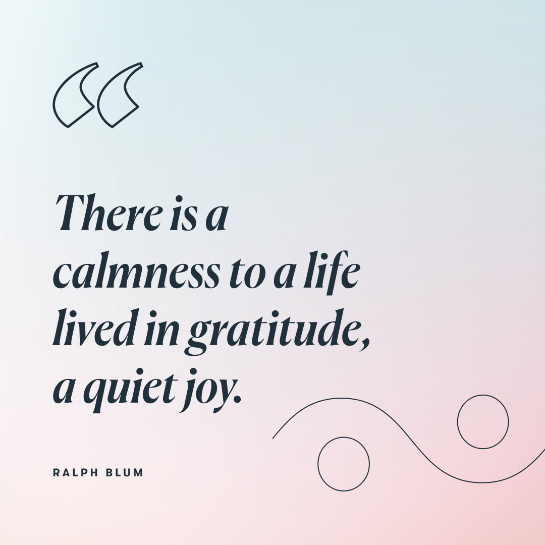 Find Calm in Your Life By Doing This - Ralph Blum